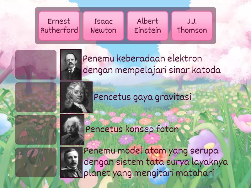 Mengenal Para Ilmuwan Fisika - Match up