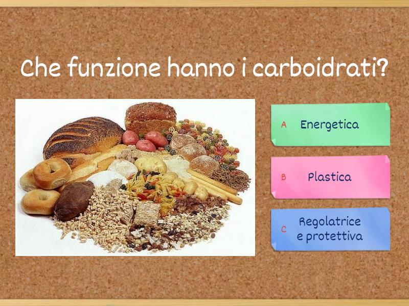 I nutrienti - Quiz