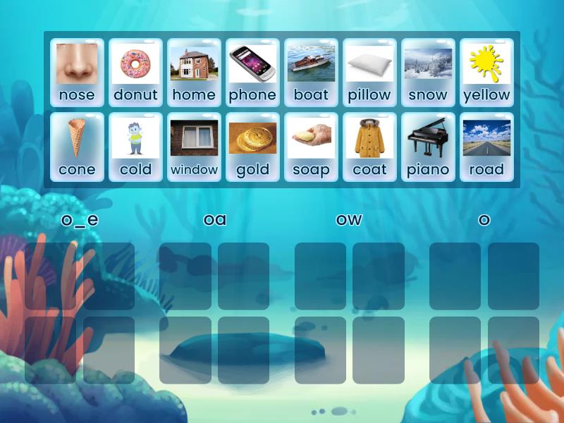 Long O Sorting Activity - Group sort