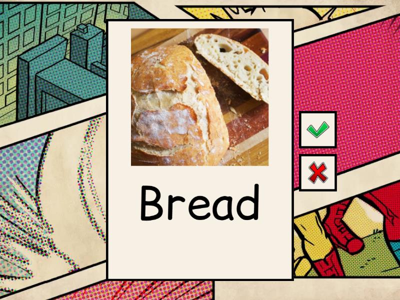 COUNTABLE AND UNCOUNTABLE FOOD NOUNS - Flash cards