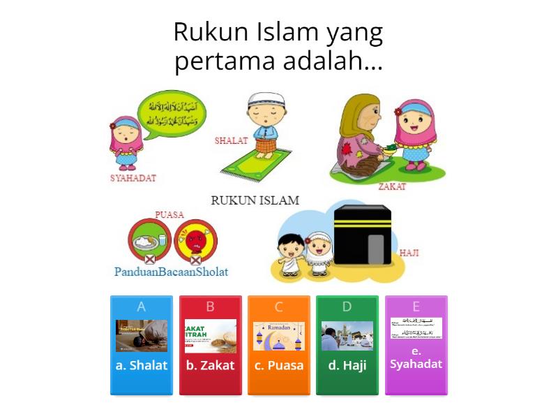 SOAL PAI MATERI RUKUN ISLAM - Questionário