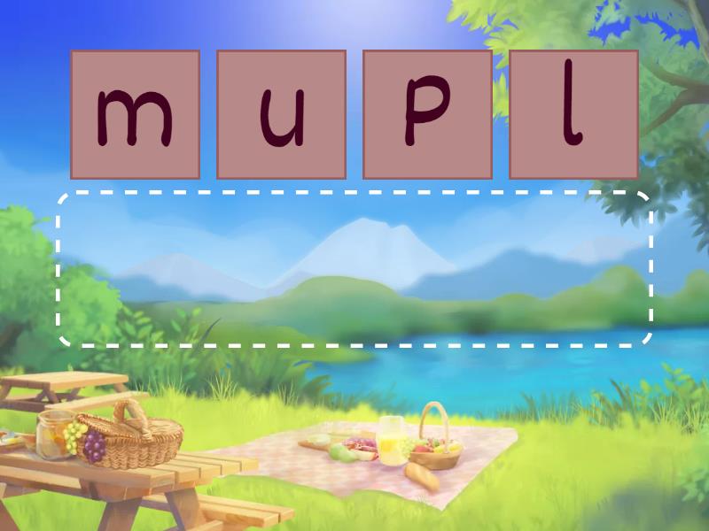 Fruits and vegetables - Anagram