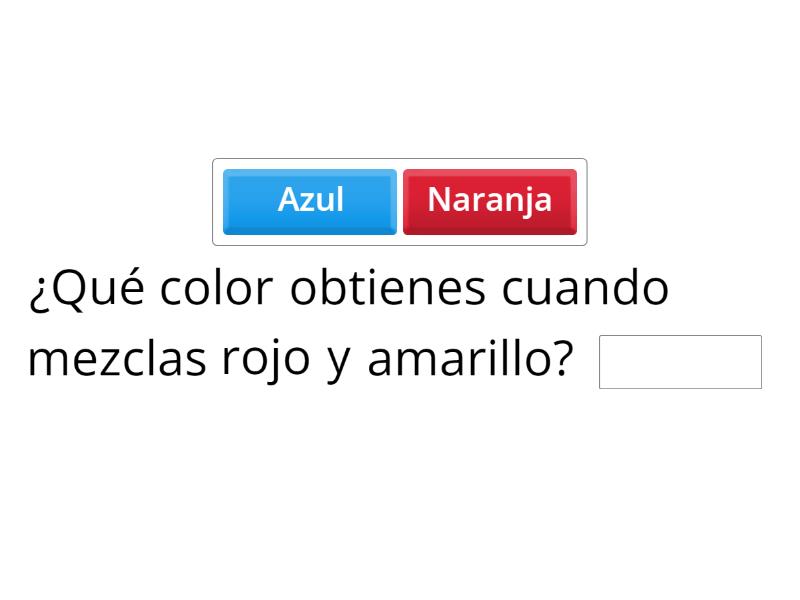 Los Colores - Complete the sentence