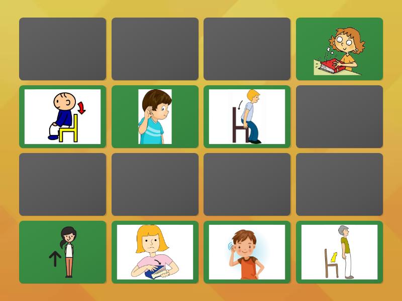 classroom language - Matching pairs