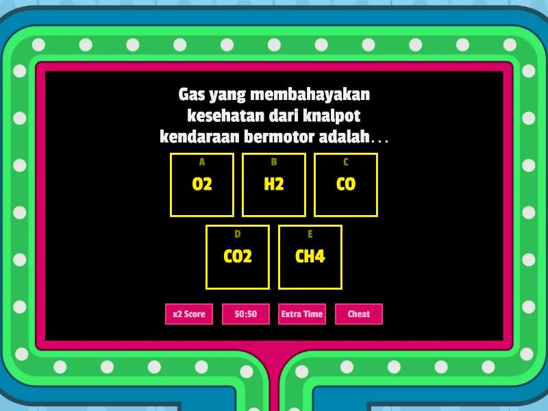 Soal US Kimia - Gameshow quiz