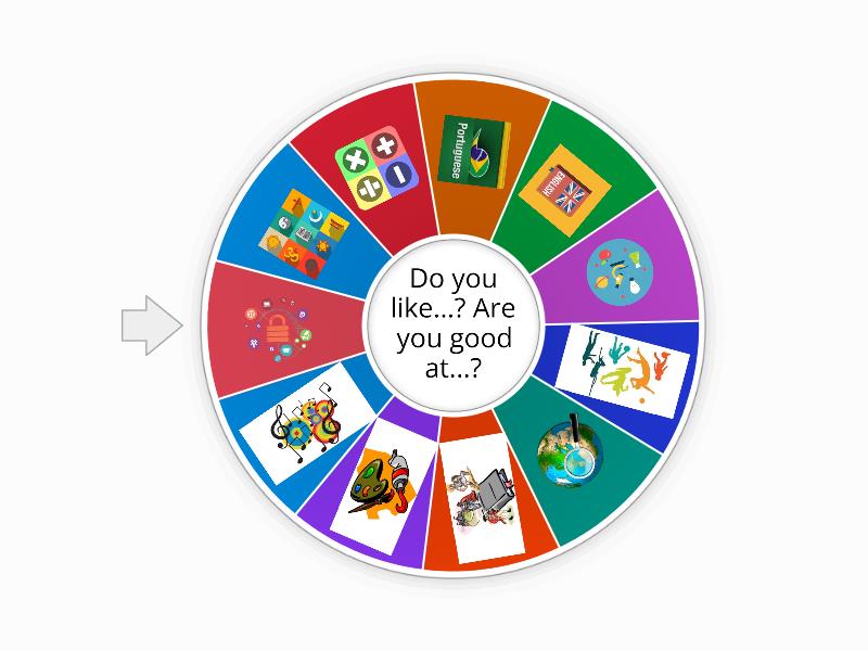 School Subjects - Random Wheel - Spin the wheel