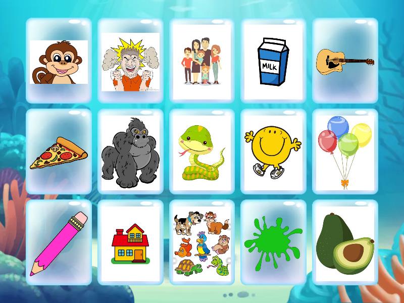 mix letters - Flip tiles