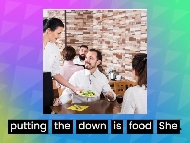 ESL 4 - Lesson 8 - Present Continuous 2 - Game - Unjumble