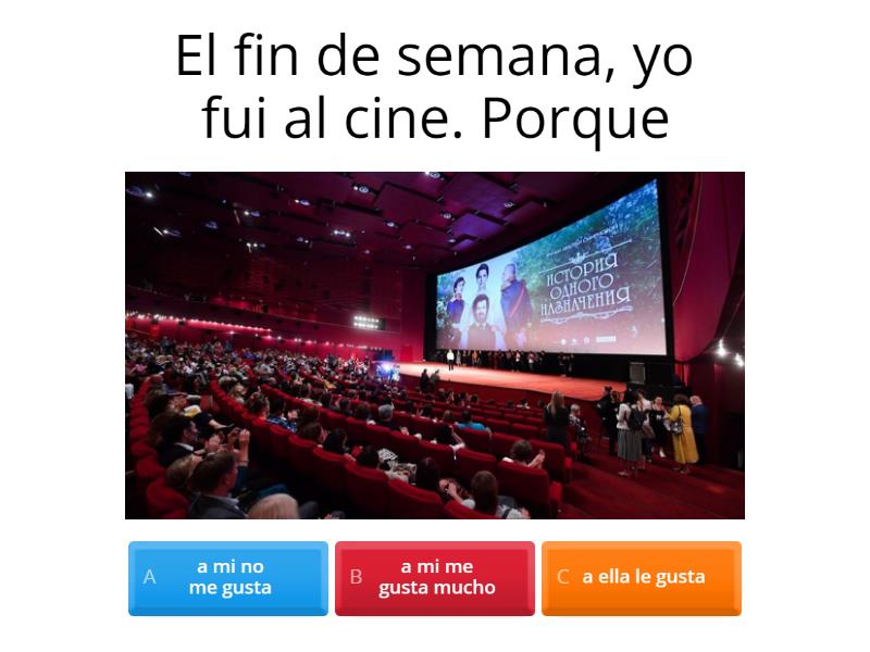 Me gusta/ le gusta - Quiz