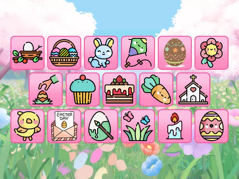Easter Vocabulary - Flip tiles
