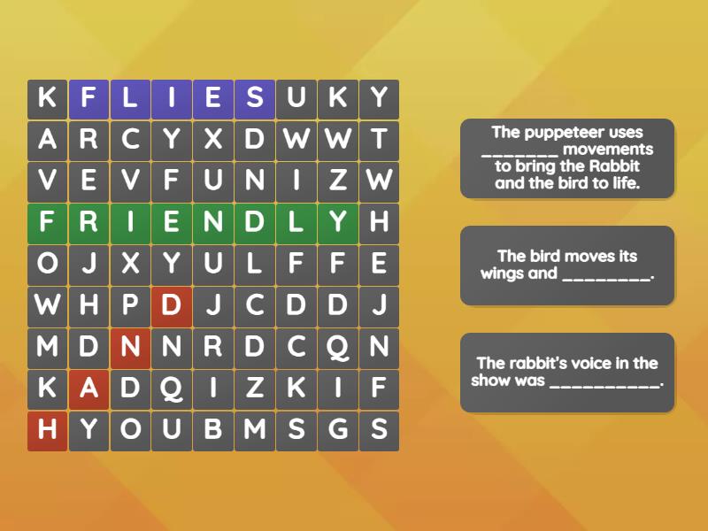 Find ME! - Wordsearch