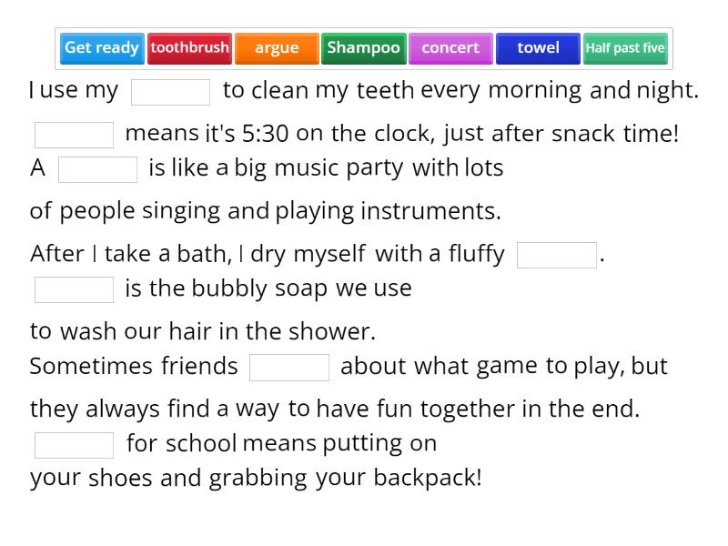 Fly high 3 unit 13 sentences - Complete the sentence