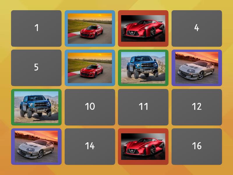 car - Matching pairs