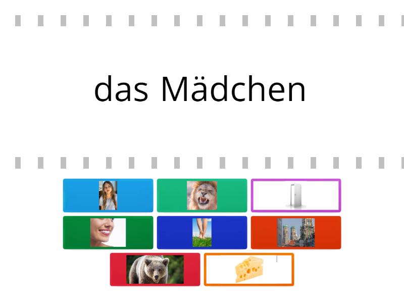 Der Umlaut und ß - Find the match