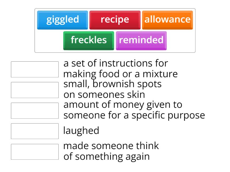 Freckle Juice Chapter 1 - Match up