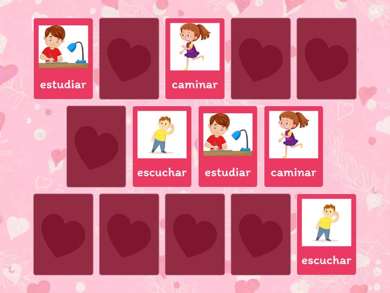 Memoria de verbos : - Matching pairs