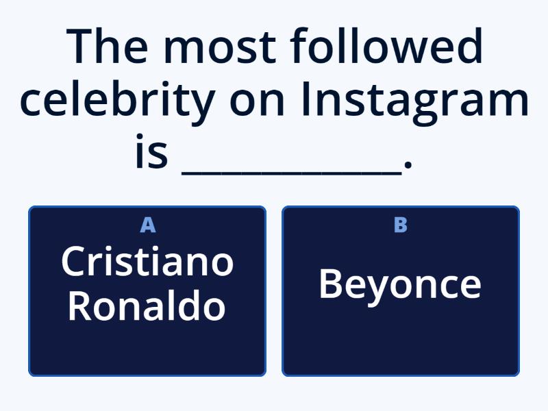 Celebrity BlockOut - Quiz