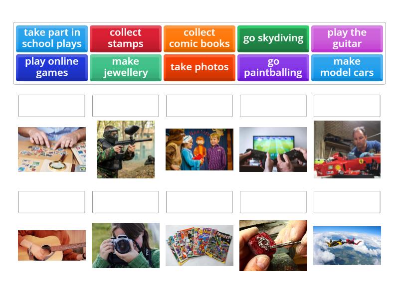 Grade 9 module 1 hobbies - Match up