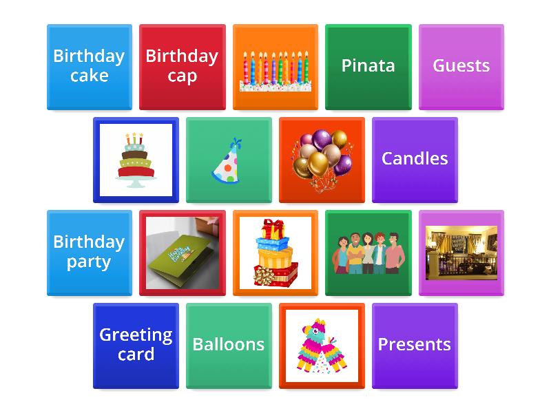 Happy Birthday - Flip tiles