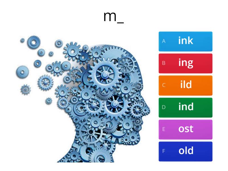 Welded Sounds (all, am, ild, ind, old, olt, ost, an, -ng, -nk) - Quiz