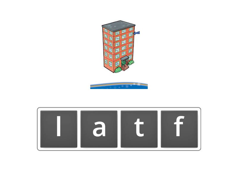 KID'S BOX 2. Unit 8. My town. - Anagram