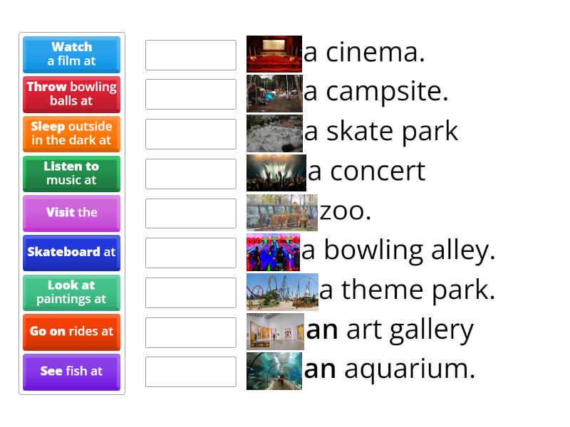 AS2 Unit 10 Vocabulary - Match up