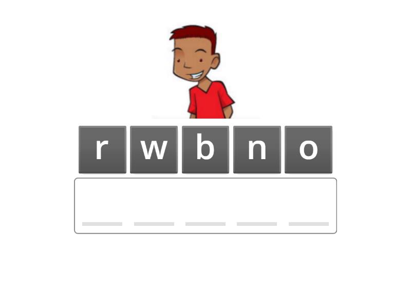 Unit 10 - A new friend - Words - Anagram