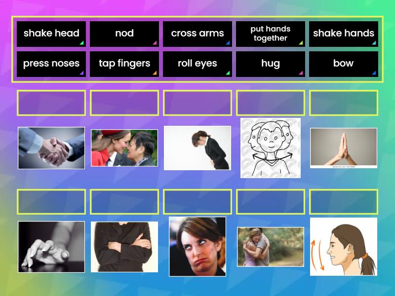 Body language + greetings A2+ - Match up