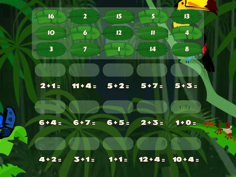 2 Math Facts Addition to 20 - Match up