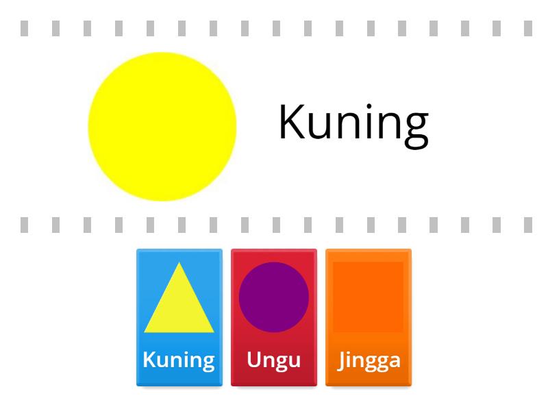 Padankan Objek Yang Sama Warna (Pranombor) - Find the match