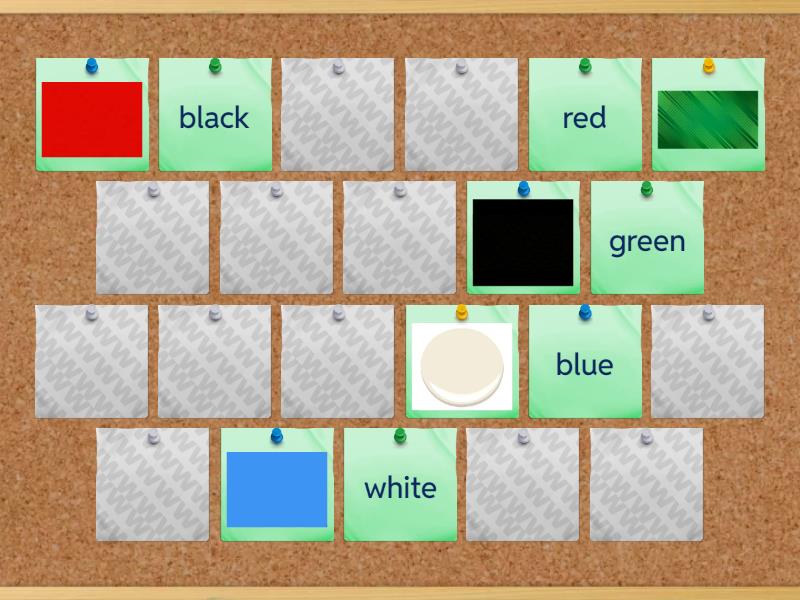 Colours - Matching pairs