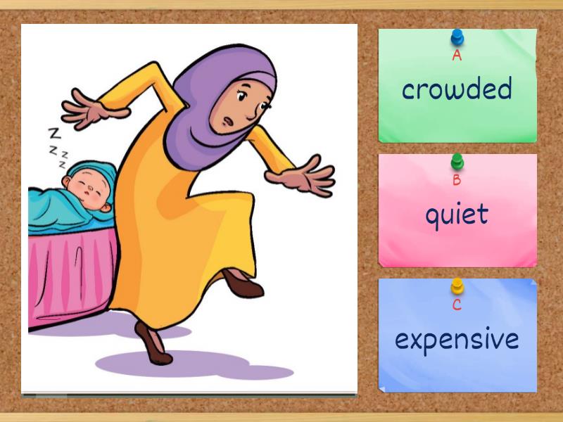 Look at the picture and choose the corresponding word. - Quiz