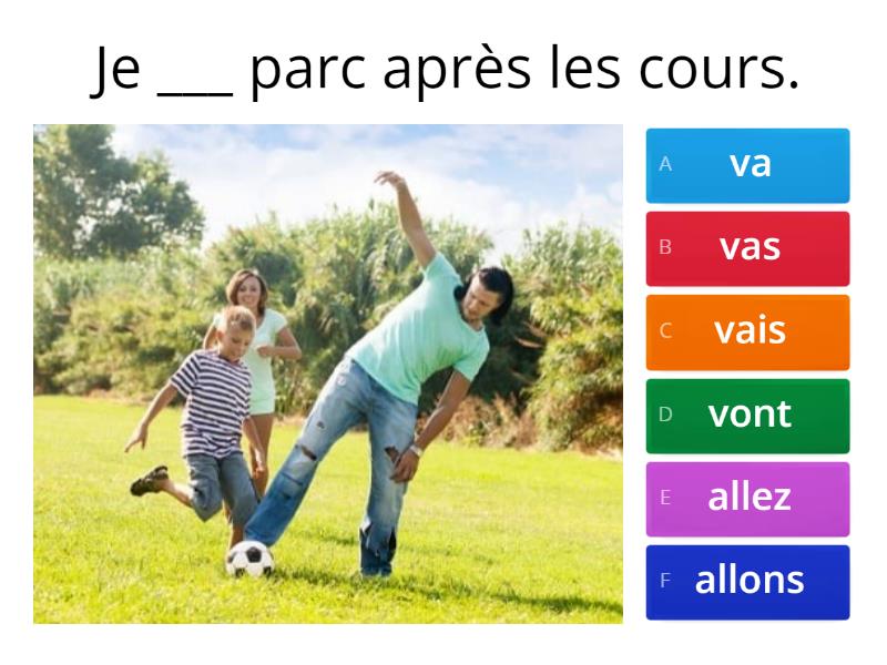 Les Verbes de D'Accord 4A - Quiz