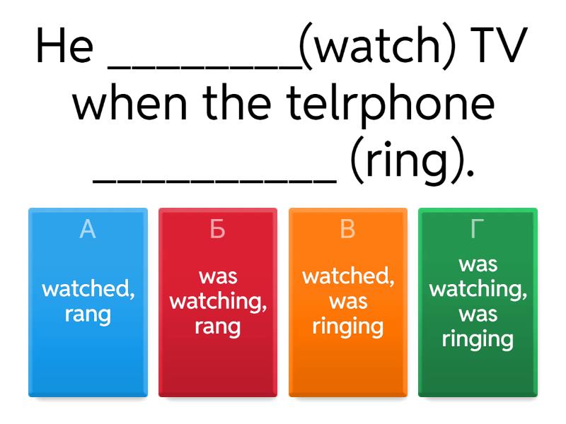 Past Simple and Past Continuous - Quiz