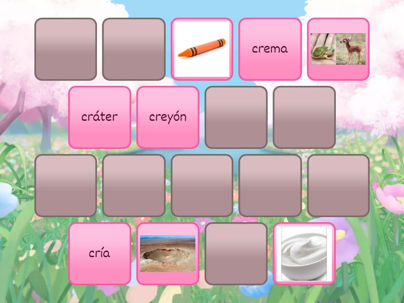 Silabas cr - Matching pairs