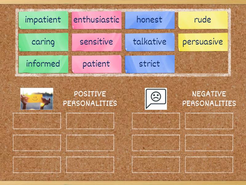 UTH Unit 7 - Personalities - Ordenar por grupo