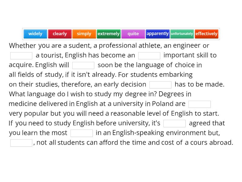 Wb Unit 1 - Missing word