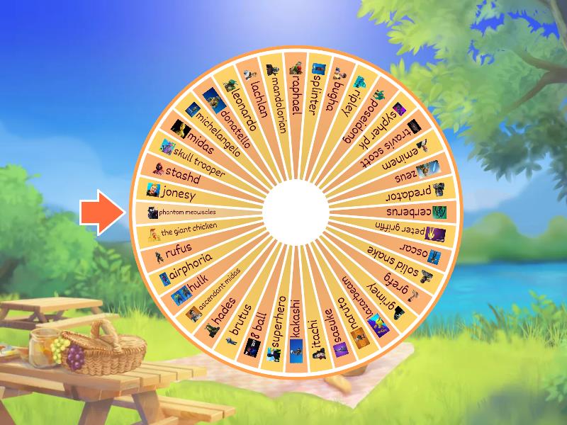 vich fortnite skin is the best (male edition) - Spin the wheel