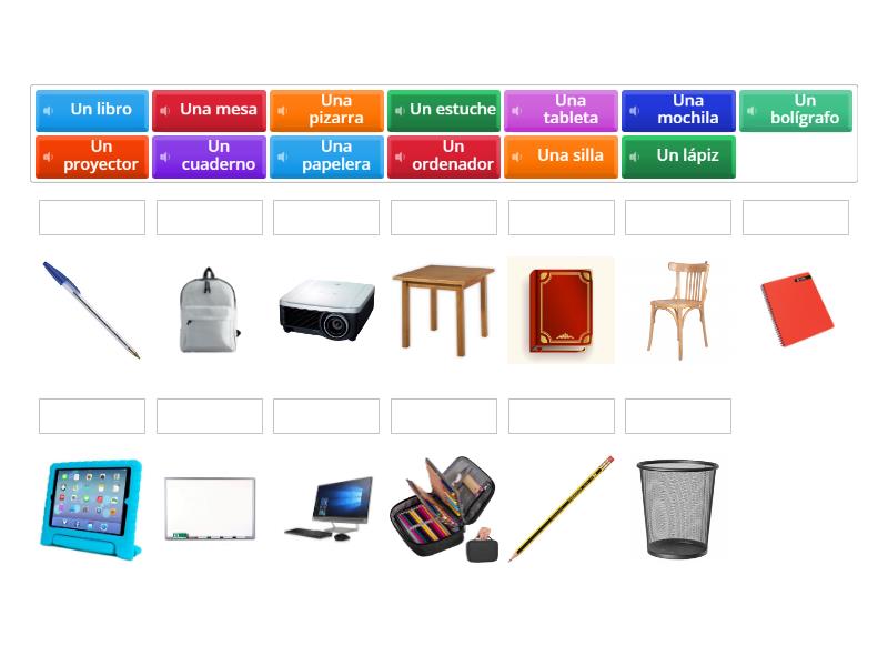 Las Cosas de la Clase (A1.1) - Match up