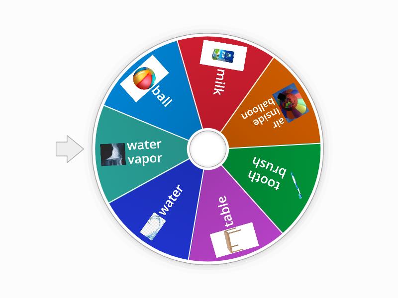 states of matter - Spin the wheel