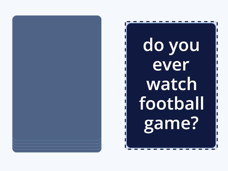 do you ever - Speaking cards