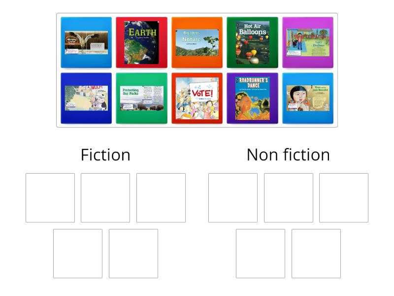 Fiction vs Nonfiction - Group sort
