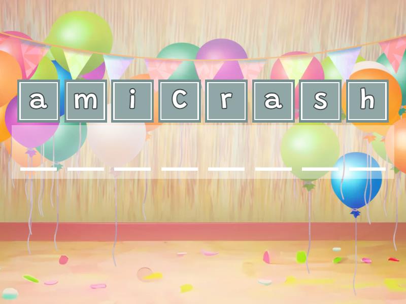 Spelling Bee words - Anagrama