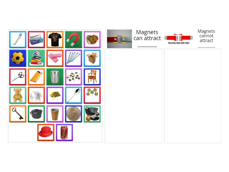 Magnetic vs Not Magnetic - Group sort