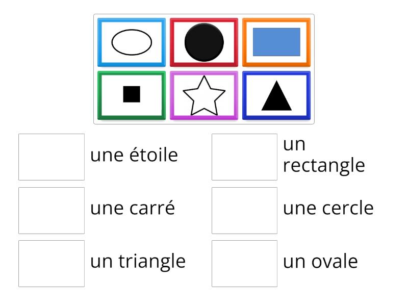 Les formes geometriques - Match up