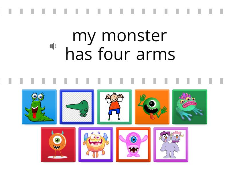 FIND THE MONSTER! - Find the match