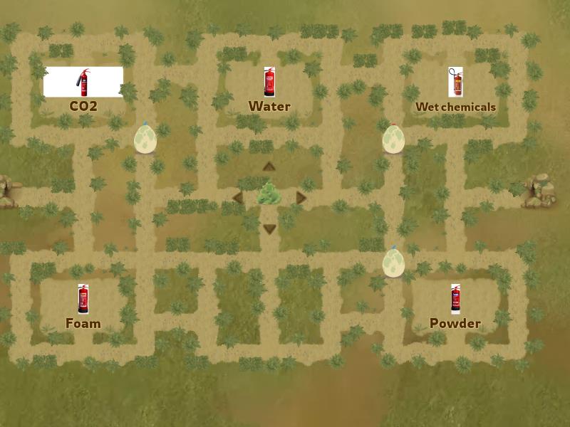 Fire Extinguishers - Maze chase