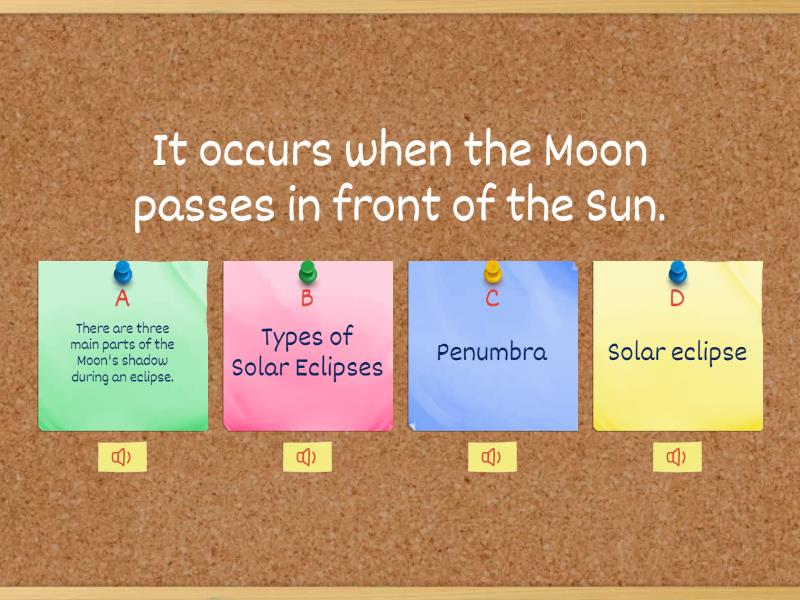 Solar Eclipse - Quiz