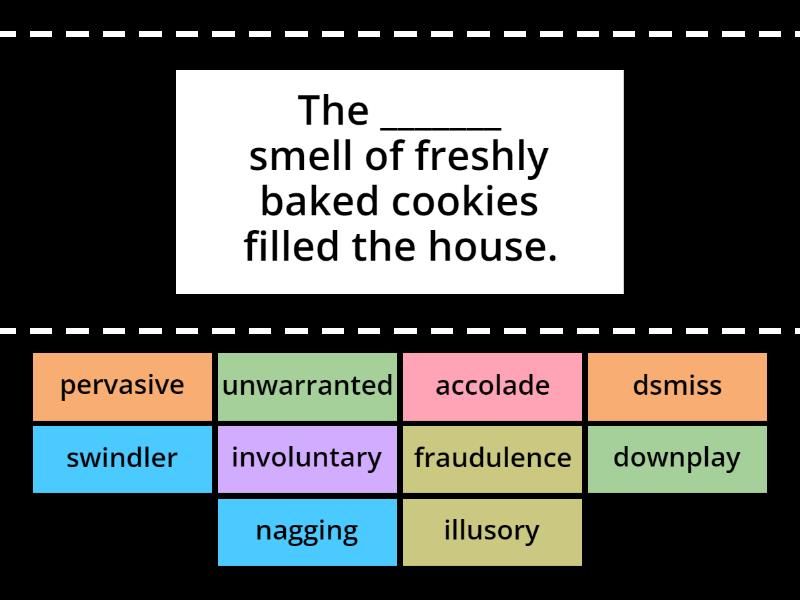imposter syndrom video vocabulary practice - Find the match