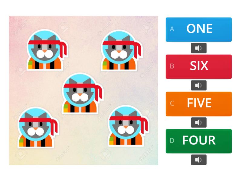 Numbers 1 to 10 - Quiz